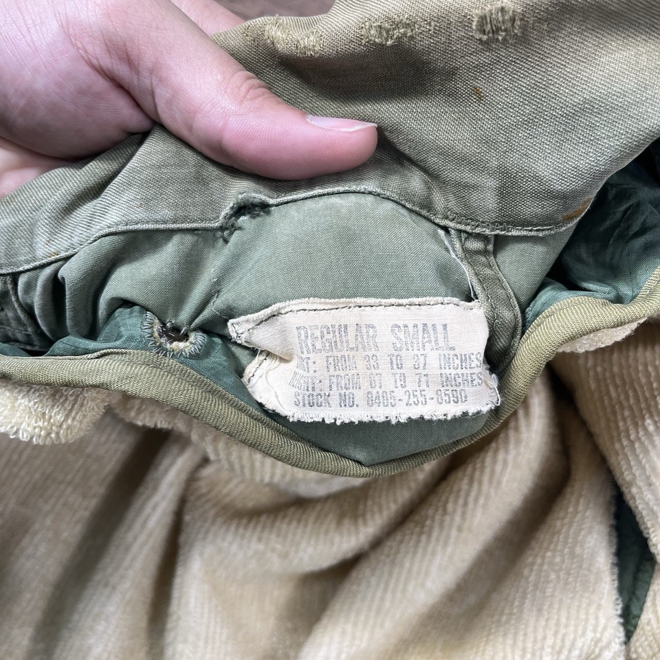 Vtg 50s M51 Field Jacket Coat US Army M-1951 Military Korean War Small ...
