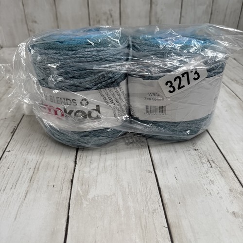 Hoooked Wavy Blends Cotton Macrame Yarn Gradient Sea Splash color 2 ...