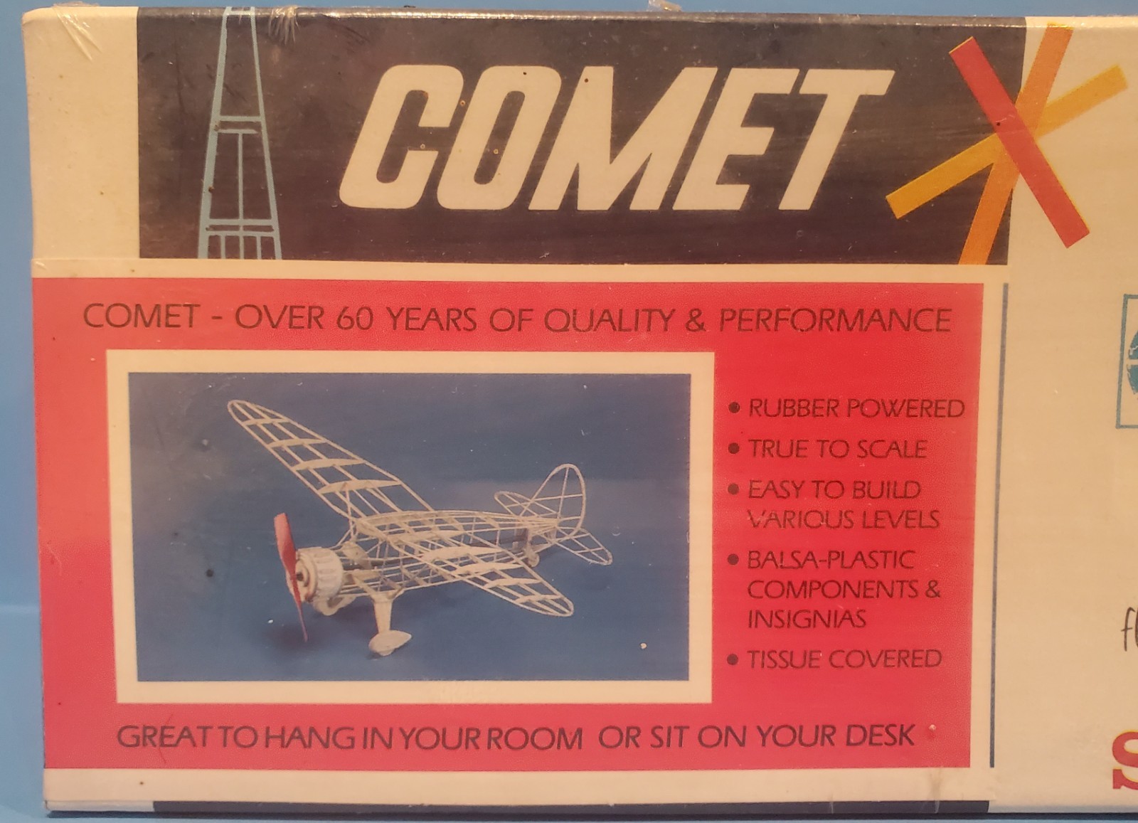 Comet Stinson SR-7 Balsa Wood Scale Model Kit Airplane USA Hobbycraft ...