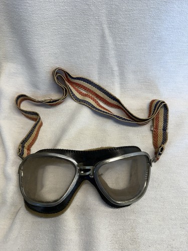 RAF WWII British Aviator Pilot Goggles Spitfire Hawker Hurricane ...