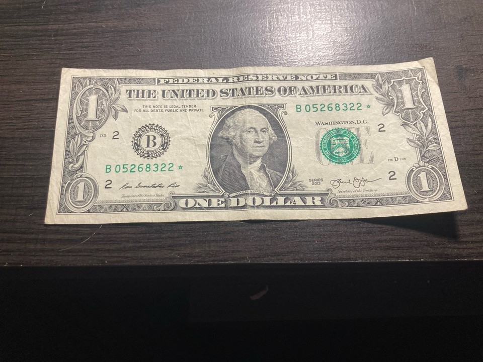 2013 B Series Duplicate Star Note 05268322 | eBay