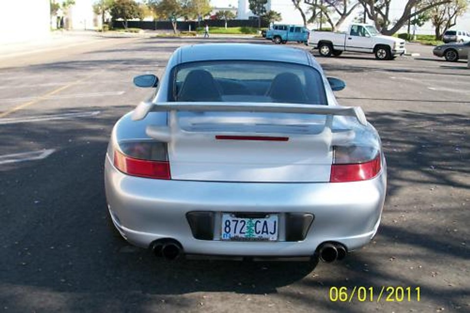PORSCHE 997 GT2 REAR TAIL DECK LID SPOILER WING FOR 996 TURBO TT 2001 ...