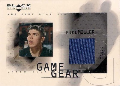 MIKE MILLER (MAGIC) ; 2000-01 BLACK DIAMOND GAME GEAR CARD No. 11 | eBay