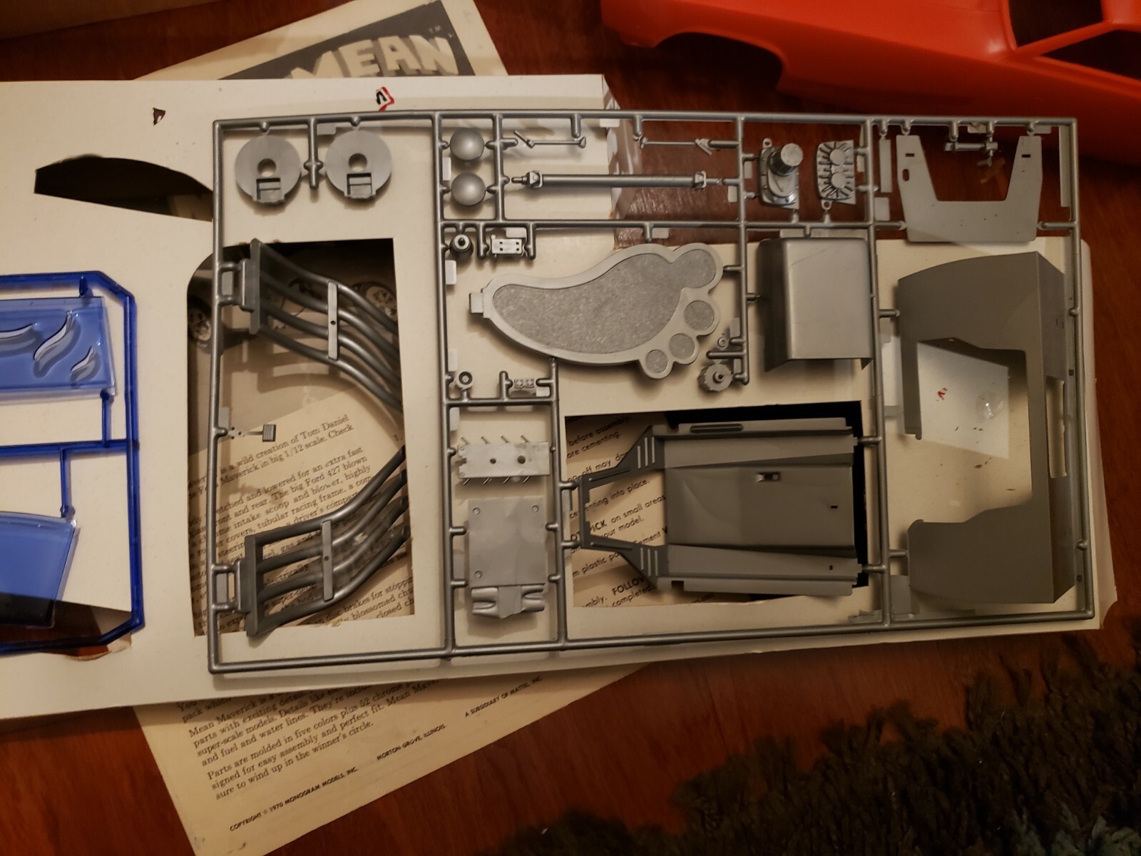 VINTAGE 1970 MONOGRAM MEAN MAVERICK MODEL KIT UNASSEMBLED RARE!! IN ...
