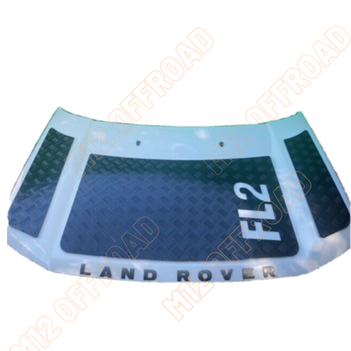 Landrover Freelander 2 Bonnet Protection and Sides 2mm Black Chequer ...