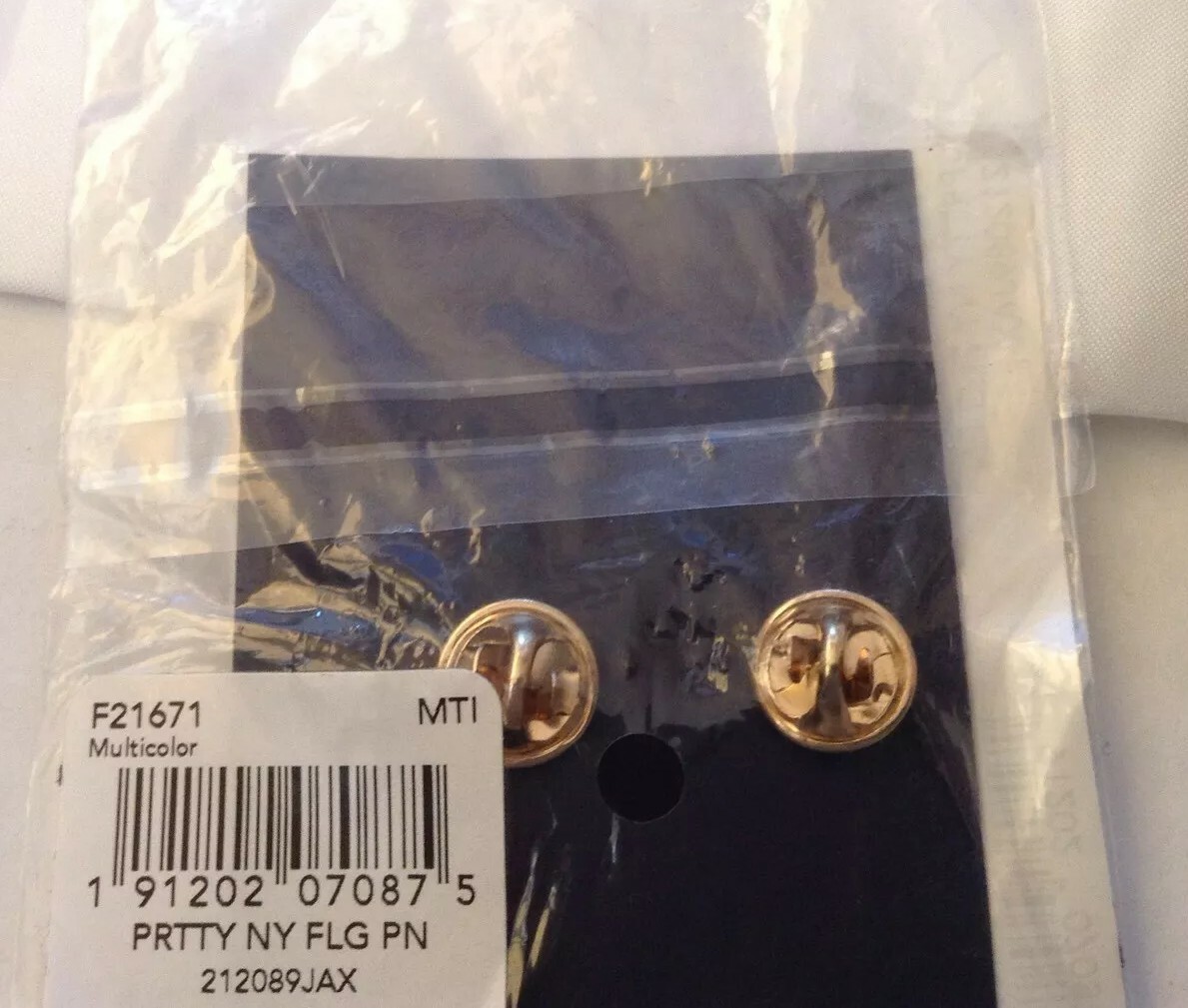 New Authentic Coach NEW YORK Pin Pennant Shaped Flag F21671 NWT | eBay