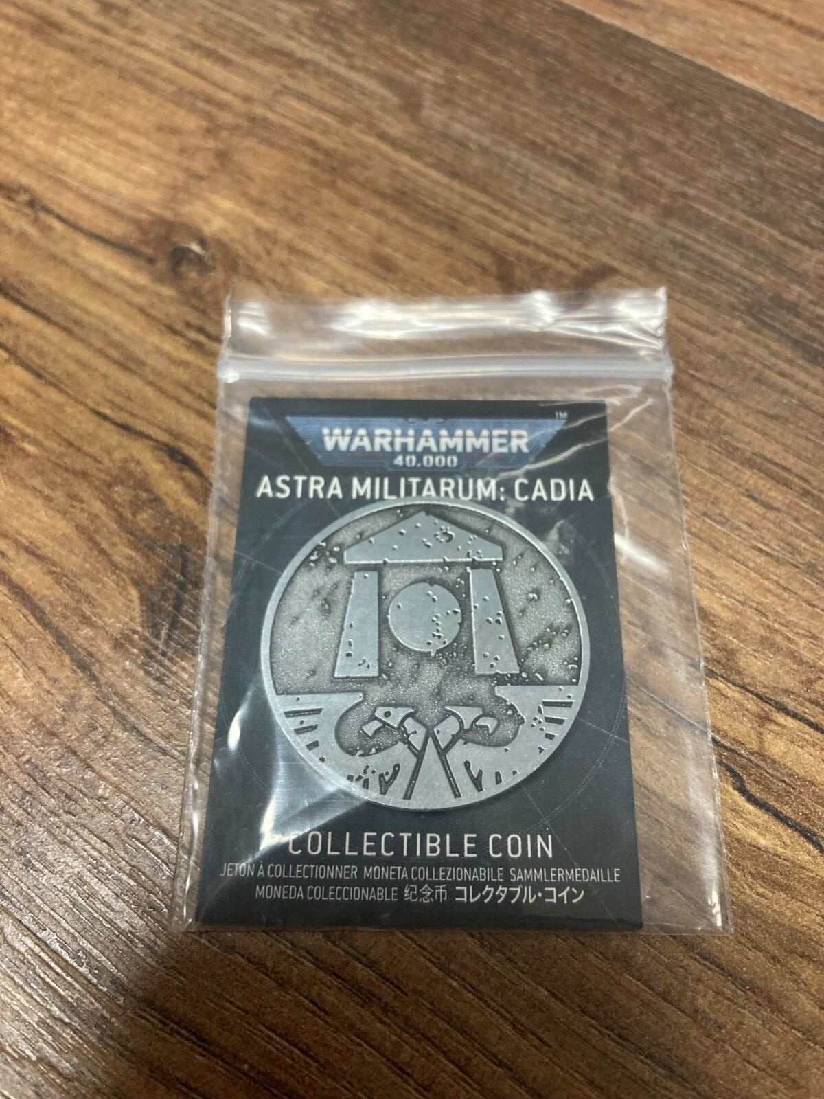 New And Sealed Warhammer 40K Collectable Coin ASTRA MILITARUM: CADIA | eBay