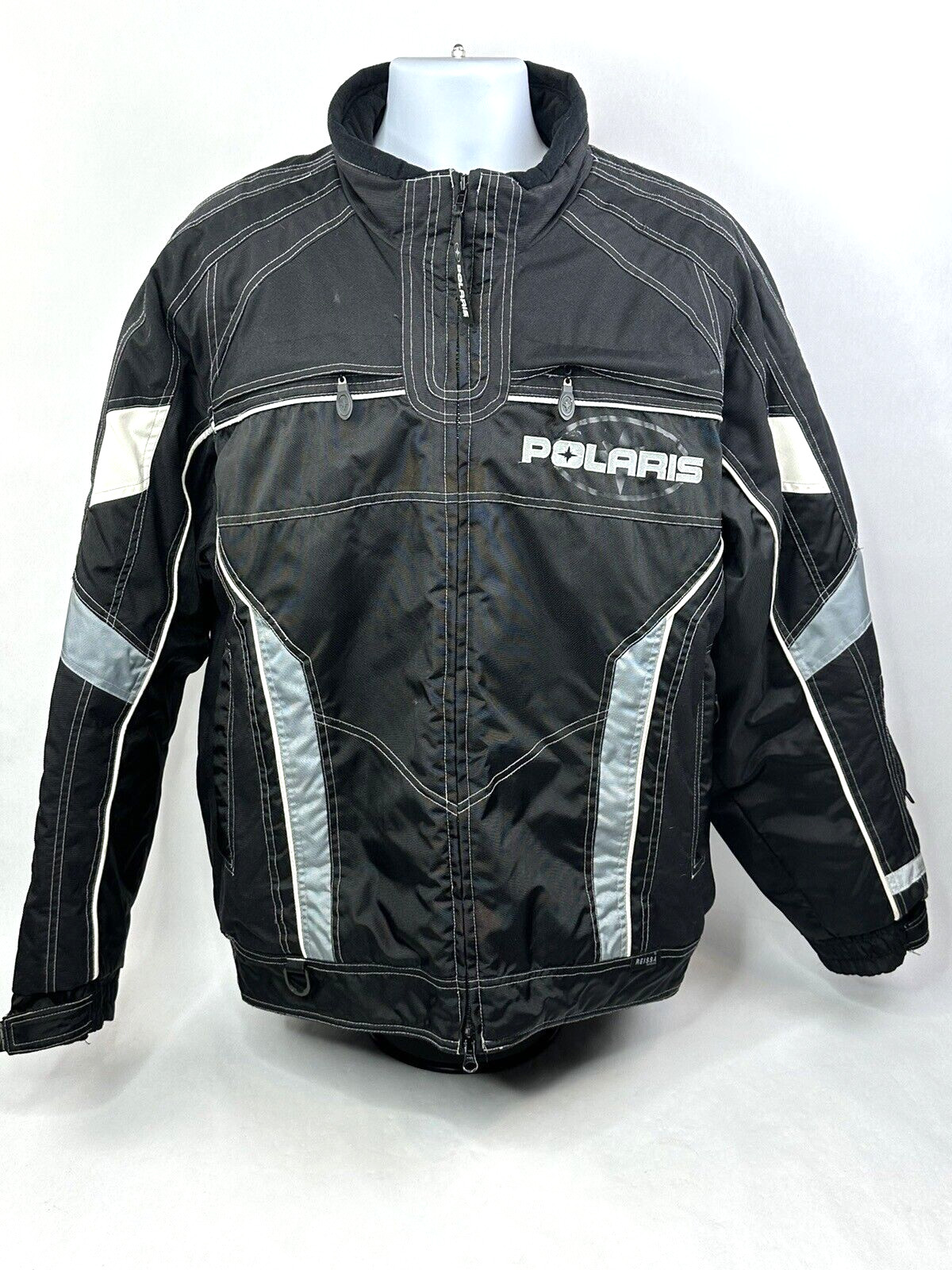 Pure Polaris Snowmobile/Racing Jacket Mens Medium Bla… - Gem