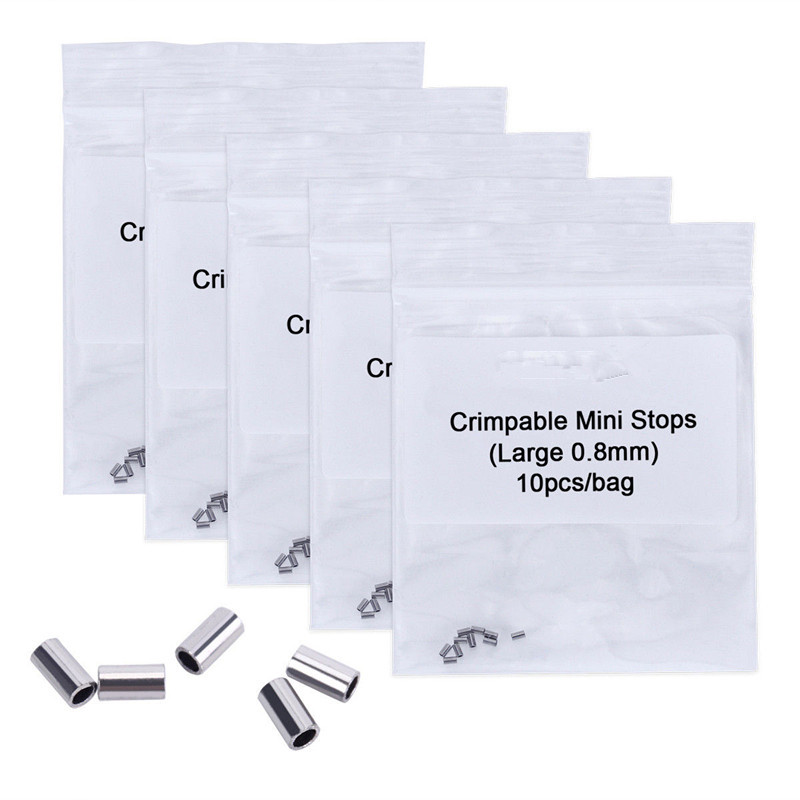 10 Pcs Dental Orthodontic Crimpable Hook Mini Stop Stopper Large Size 0 ...