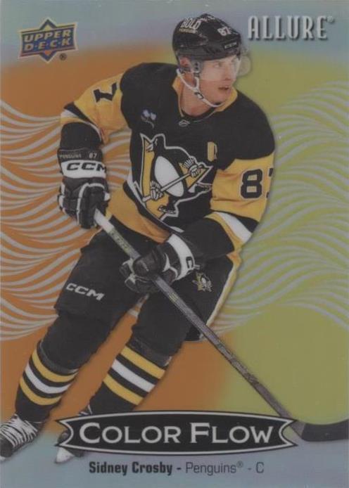2024-25 Upper Deck Allure - Color Flow Sidney Crosby #CFL-54 Orange ...