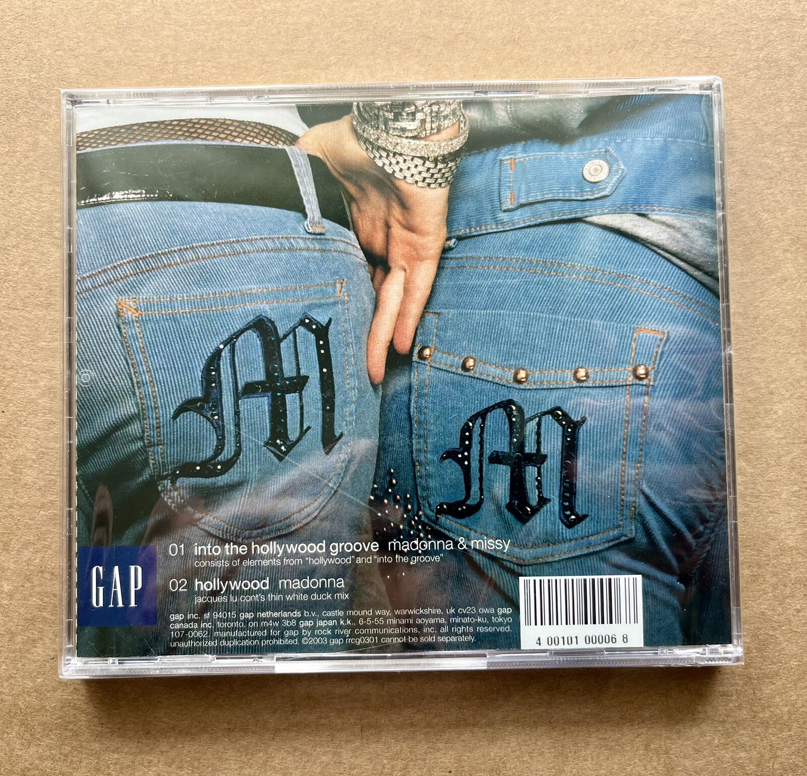 Madonna & Missy - Into The Hollywood Groove CD, Gap, Promo, Single, NEW & SEALED | eBay