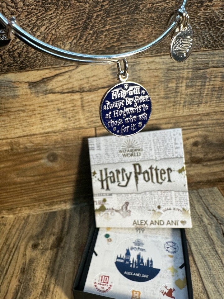 NEW Alex & Ani Harry Potter ‘Help Will Always Be Given at Hogwarts ...