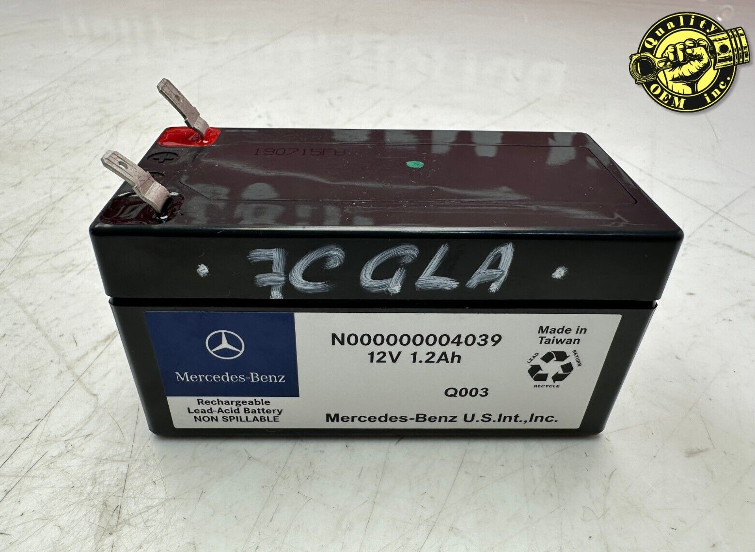 2007-2019 MERCEDES E GL ML GLA GLB GLE GLS AUXILLIARY BATTERY OEM ...