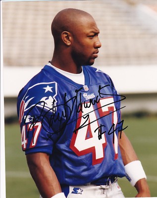 NEW ENGLAND PATRIOTS ROBERT EDWARDS SIGNED 8 X 10 PHOTO image 3 w COA ...