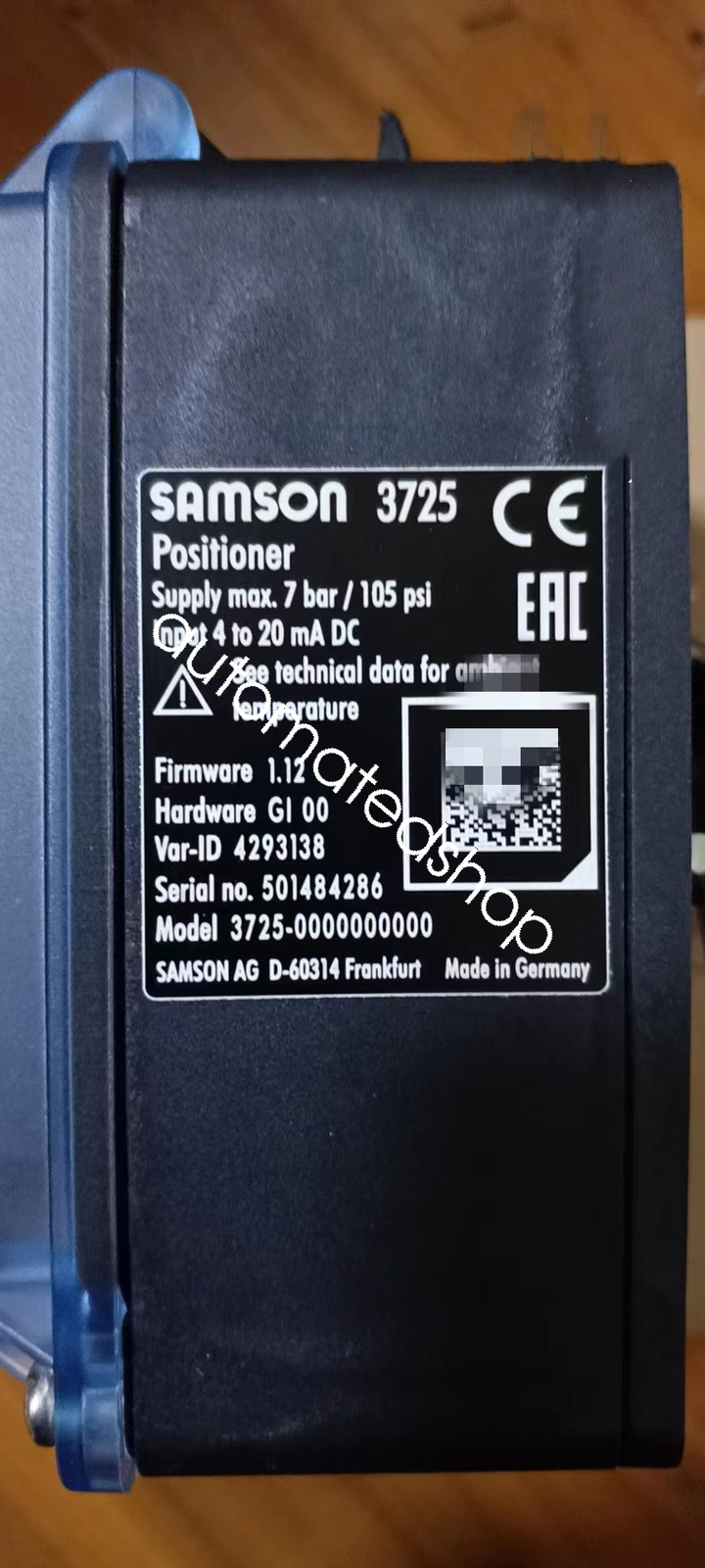 Samson 3725 Electro-pneumatic Valve Positioner for sale online | eBay