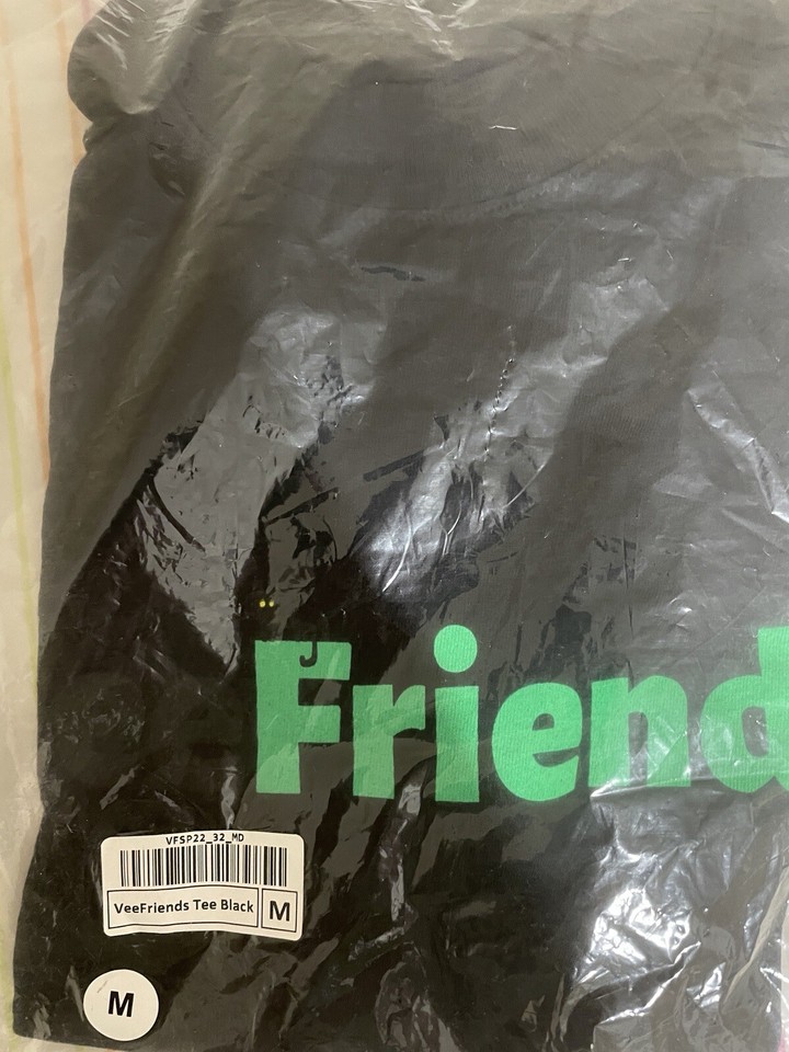 Veefriends Black Logo T-Shirt Gary Vee Friends Con Tee IN HAND M | eBay