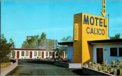 Vtg Postcard Motel Calico Yermo, California, Hwy 15 & Ghost Town Rd. | eBay