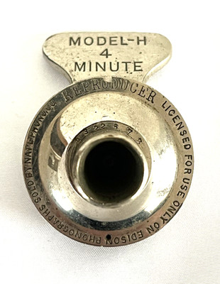 Edison Cylinder Phonograph Model H 4-Minute Reproducer *WORKS* | eBay