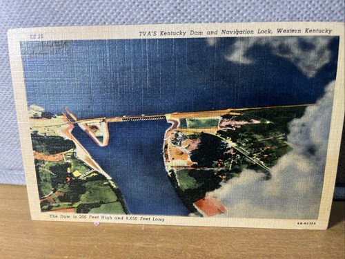 Postcard TVA's Kentucky Dam and Navigation Lock Western Kentucky USA | eBay
