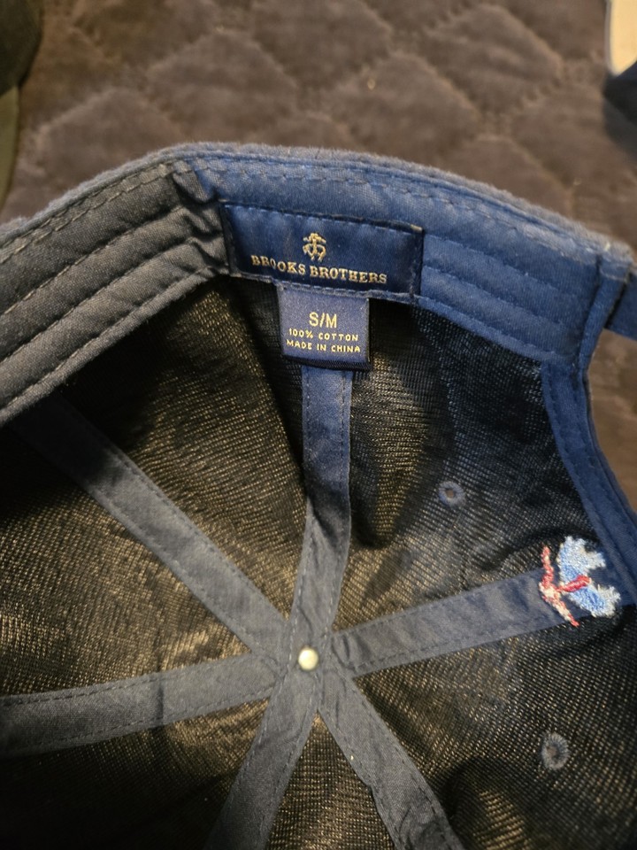 Brooks Brothers Hat Small / Medium Flying sheep Logo Navyl Cap | eBay