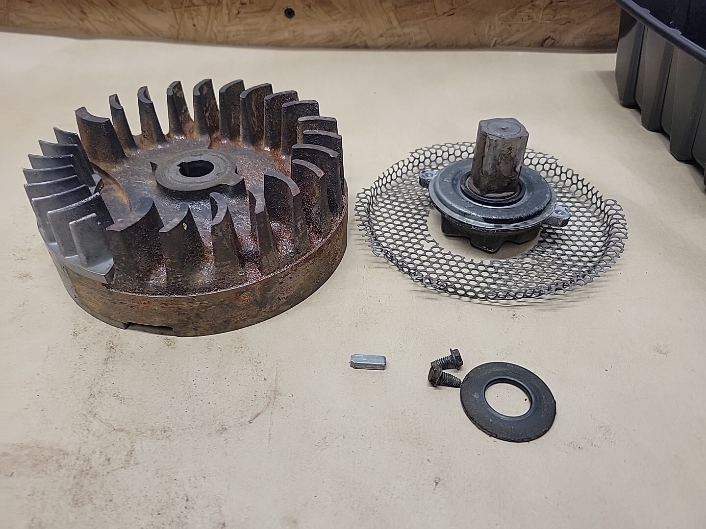 VTG 2 HP Briggs Flywheel Nut Screen ETC HORIZ SHAFT 6010203780177092001 ...