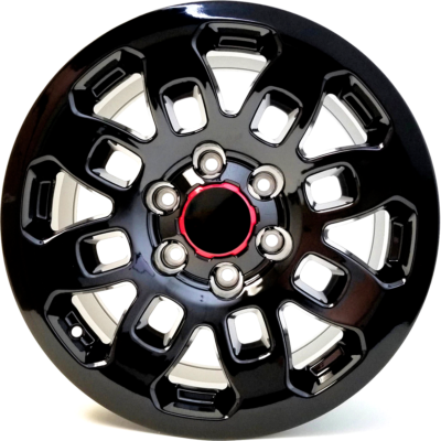 16" Wheels Fit Toyota 4Runner Tacoma FJ 16x7 6x139.7 +5 Gloss Black ...