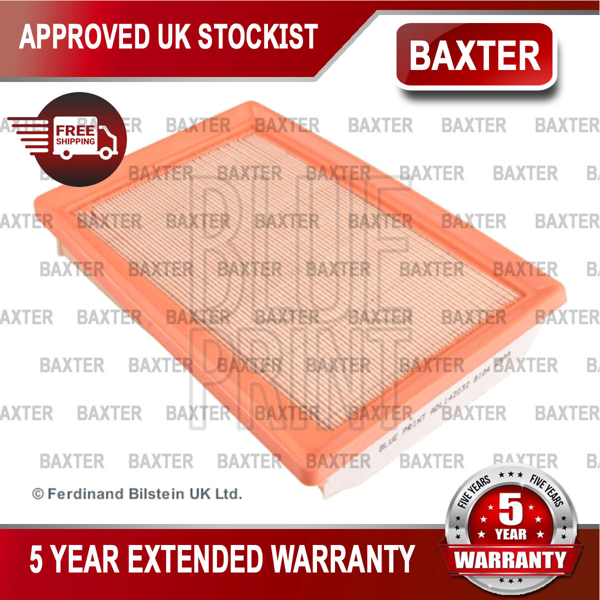 Fits Fiat Tipo 2015- 1.3 D 1.4 1.6 Baxter Air Filter 52069663 52027683 ...