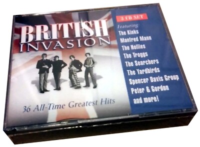 NEW - BRITISH INVASION 3CD 36 ALL TIME GREATEST HITS 1998 EMI SONY ...