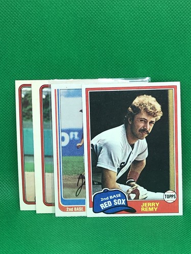 (4) Jerry Remy cards toops - fleer | eBay