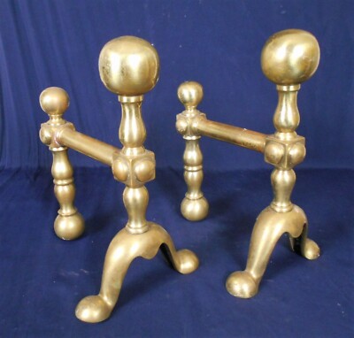 ANTIQUE VICTORIAN BRASS FIREPLACE TOOL RESTS | eBay