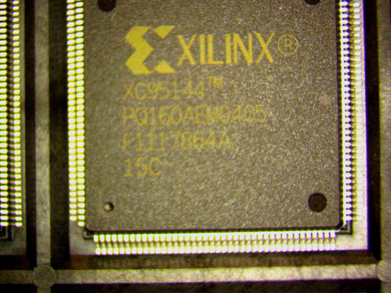 Xilinx XC95144-15PQ160C Qty of 1 per Lot XC95144 In-System Programmable ...