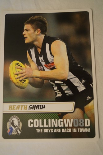 COLLINGWOOD - The Boys Are Back in Town Large Football Card - Heath ...