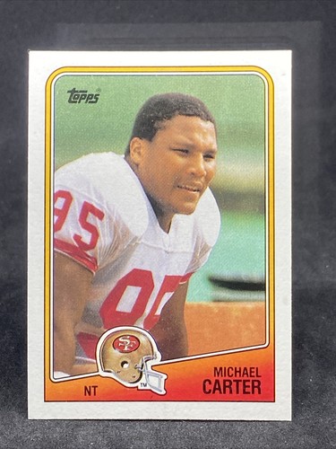 MICHAEL CARTER 1988 Topps NFL Football #47 49ERS | eBay