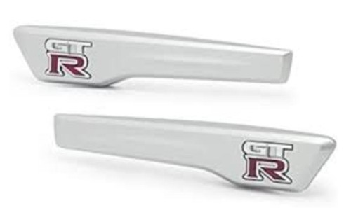 NISSAN GENUINE OEM SKYLINE GTR R35 Front Fender Emblem R/L Set | eBay