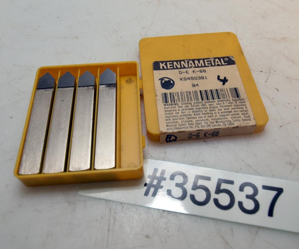 Kennametal Carbide Tipped Turning And Boring Bits 1/2" Shank (Inv 35537 ...