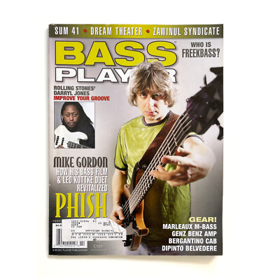 Mike Gordon BASS PLAYER MAGAZINE February 2003 PHISH Bassist | eBay
