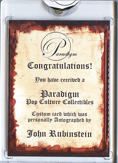 -RED DRAGON- Signed/Autograph/Auto Certified Movie Trading Card ...