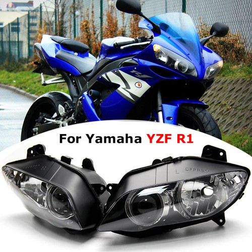 Front Headlight Headlamp Assembly For Yamaha YZF R1 YZF-R1 YZFR1 2004 ...