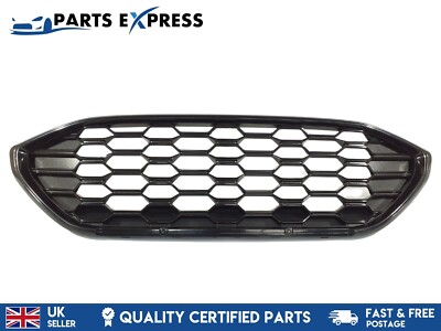 FORD PUMA 2019 - 2024 ST LINE FRONT BUMPER MAIN GRILL GLOSS BLACK | eBay UK