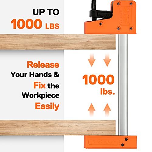 Jorgensen 2-pack 30” Bar Clamp Set 90° Parallel Clamp Cabinet Master ...