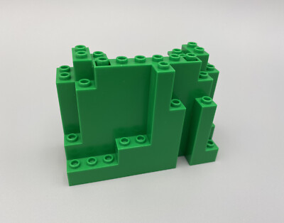 LEGO 1x Green Rock Panel 4 x 10 x 6 Rectangular BURP - Vestas 10268 ...
