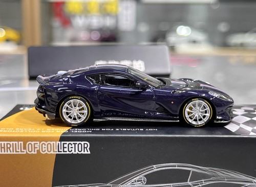 TOC 1:64 Dark Blue 812C Coupe Sports Model Diecast Metal Car | eBay