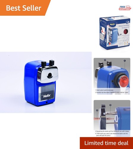 Elegant Metal Pencil Sharpener for Standard & Jumbo Pencils - Assorted ...