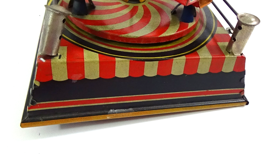 Vintage Tin Wind Up Carousel Carnival Ride Made in Japan #974 | eBay