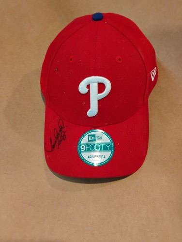 Juan Samuel #8 Philadelphia Phillies Autographed Baseball Cap (120) | eBay