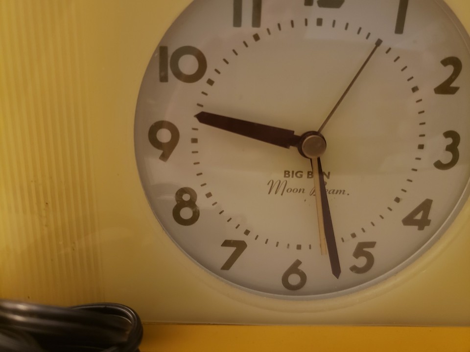 Vintage Westclock Moon Beam Big Ben Light Up Face Alarm Clock Works | eBay