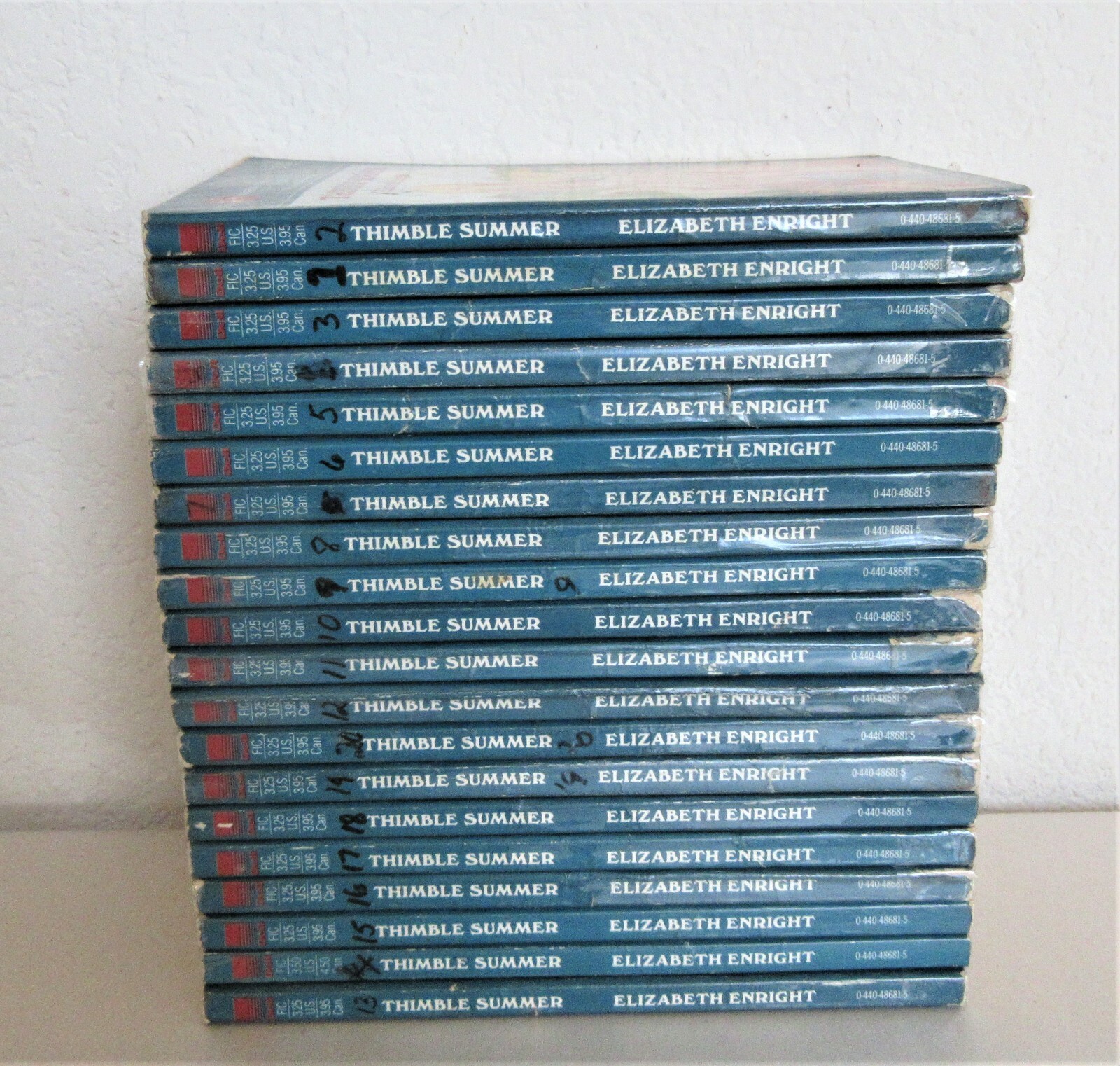 Thimble Summer Elizabeth Enright 1987 Dell Yearling Paperback Class Set ...