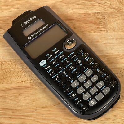 Texas Instrument TI-36X Pro 4-Line Display Solar Powered Scientific ...