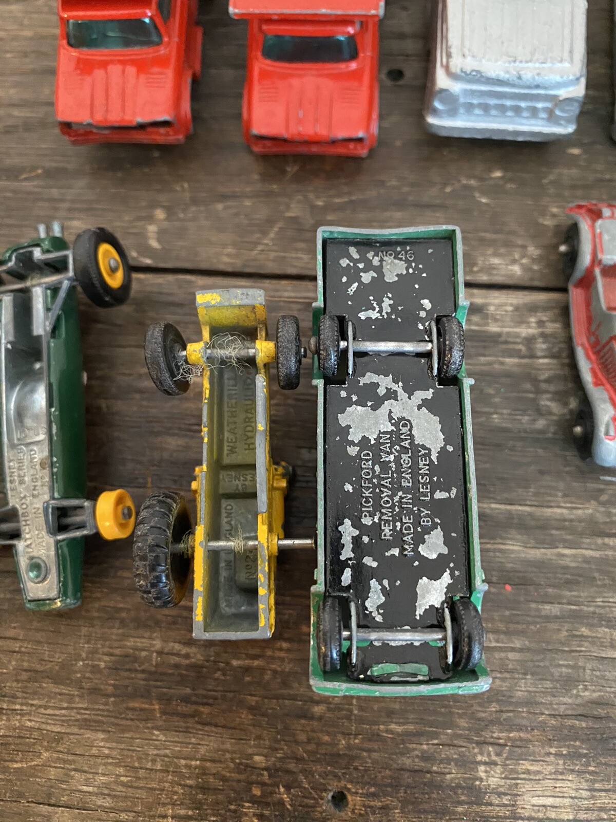 Vintage Diecast Cars 1/64 Lot Matchbox Lesney Tootsie Toys Pickford ...