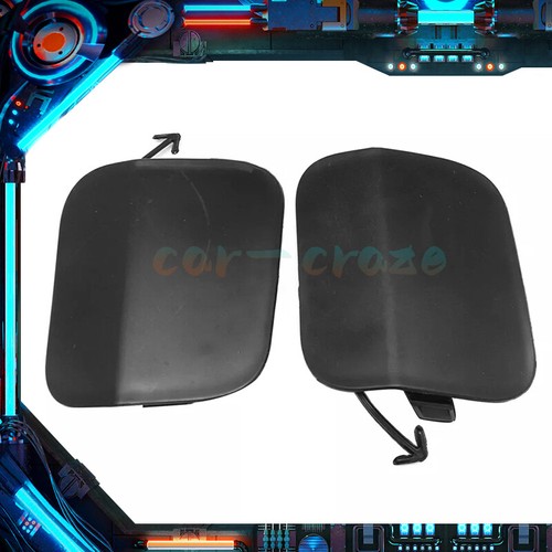 Black Front Tow Eye Cover 521270E930/ 521280E933 For 2020-23 Toyota ...